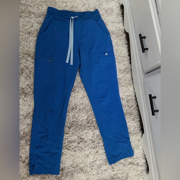 Figs | Pants & Jumpsuits | Figs Vibrant Blue Cargo Pants | Poshmark